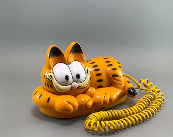 1990s Garfield Telephone, Vintage Landline Telephone, Super Rare Retro ...
