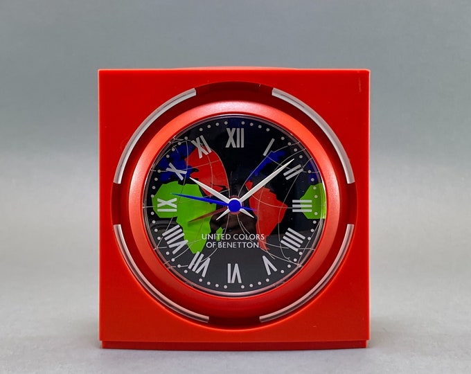 1990s Junghans Table Clock, Vintage United Colors of Benetton ...