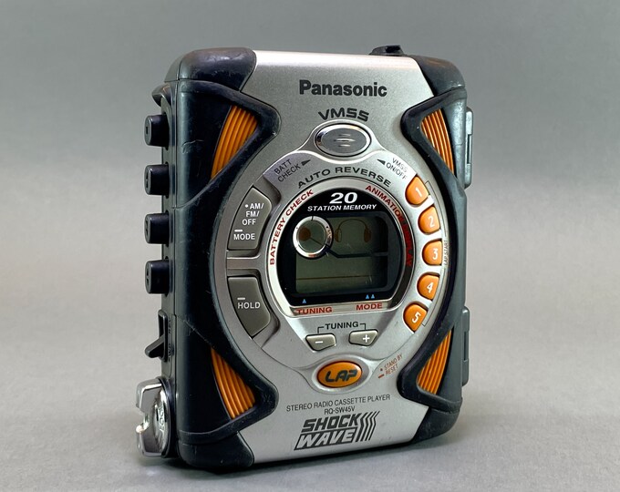 1990s Panasonic Cassette Player, FM-AM Band Radio, Vintage Portable ...