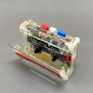 1980s Cassette Player, Vintage Super Rare Transparent Tape Player ...