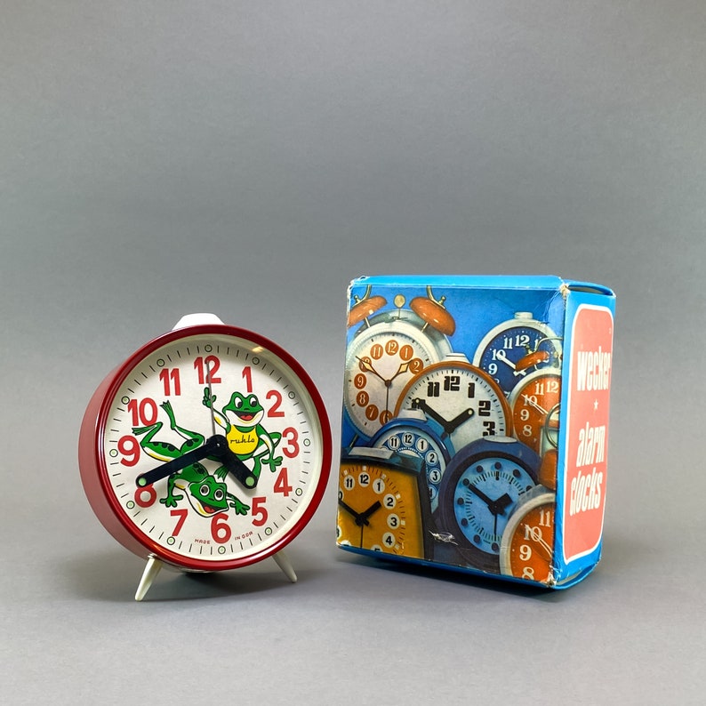 1970s Animated Clock, Vintage Ruhla Frog Theme Table Clock, New Old ...