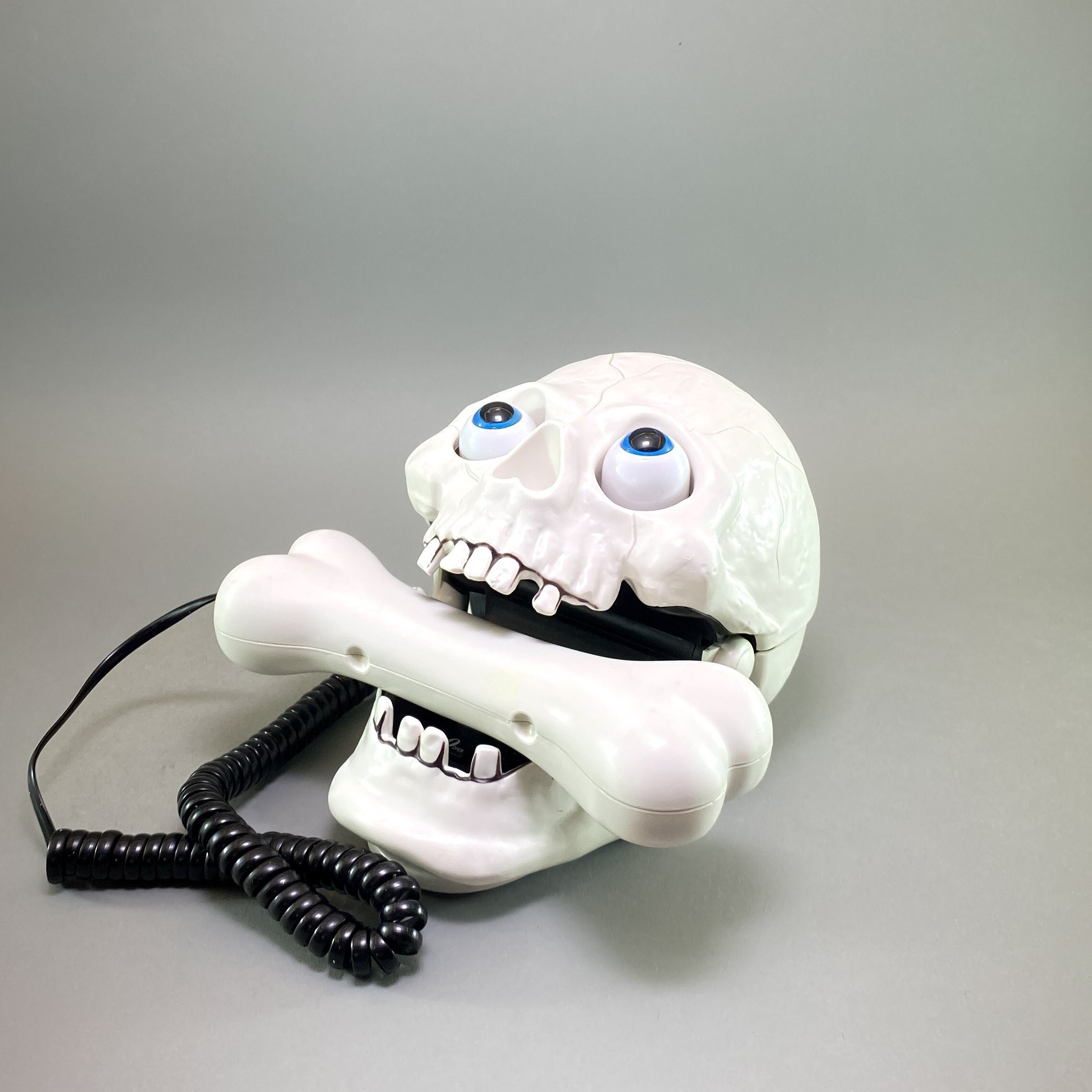 1990s Skull Telephone, Vintage Landline Novelty Telephone, Retro Home ...