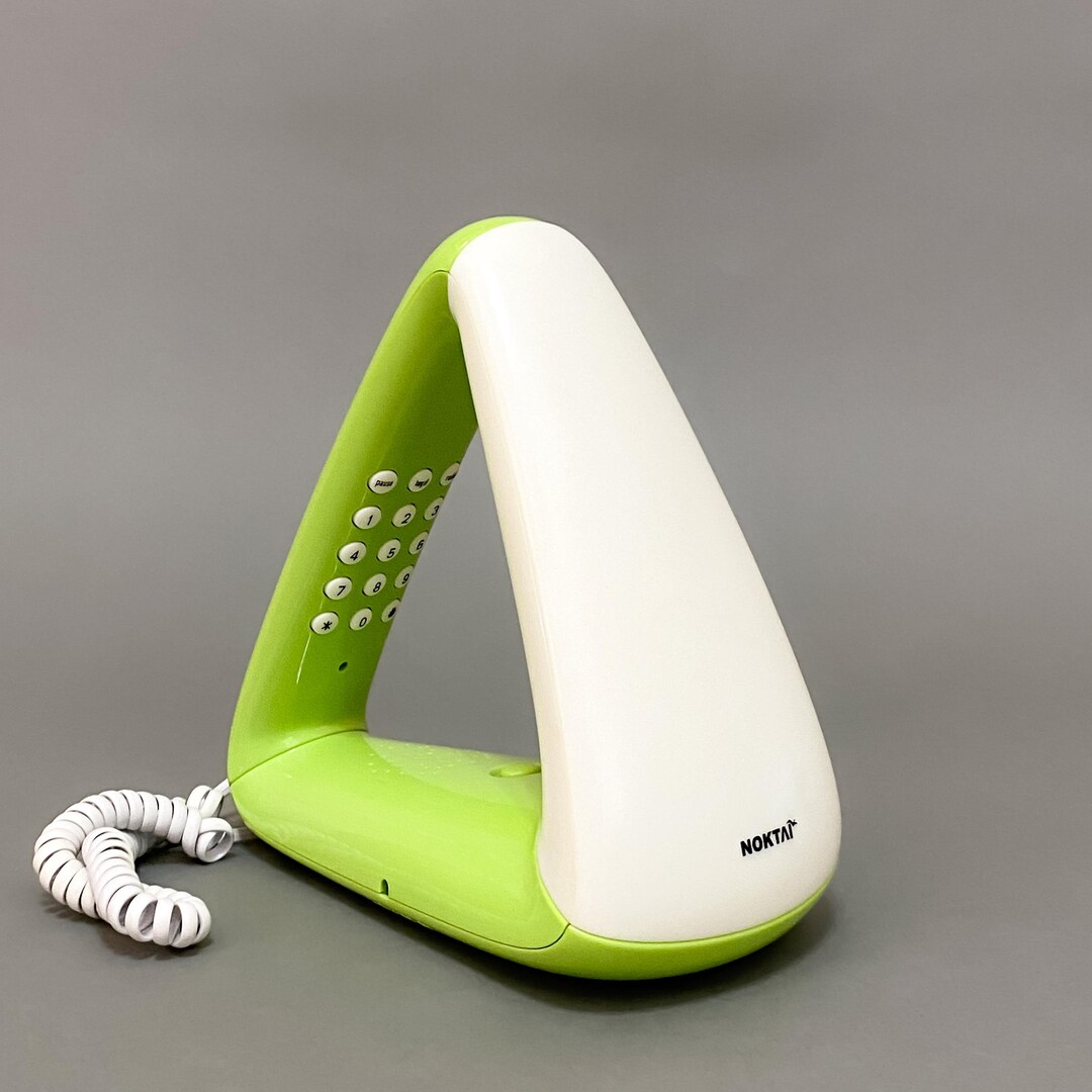 1990s Space Age Telephone, Vintage Landline Telephone With Night Lamp ...