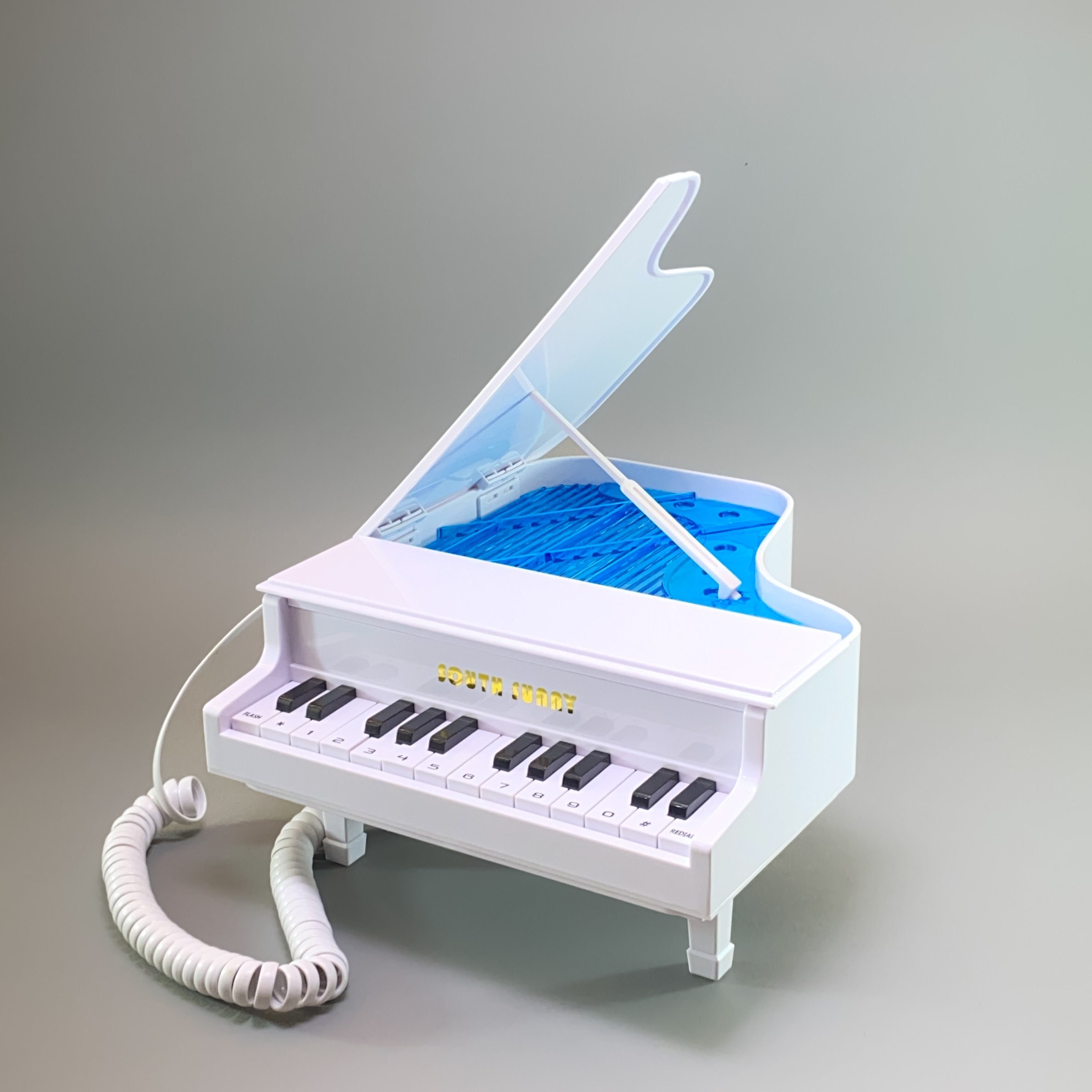 1990s Piano Telephone, Vintage Landline Novelty Telephone, Retro Pop ...