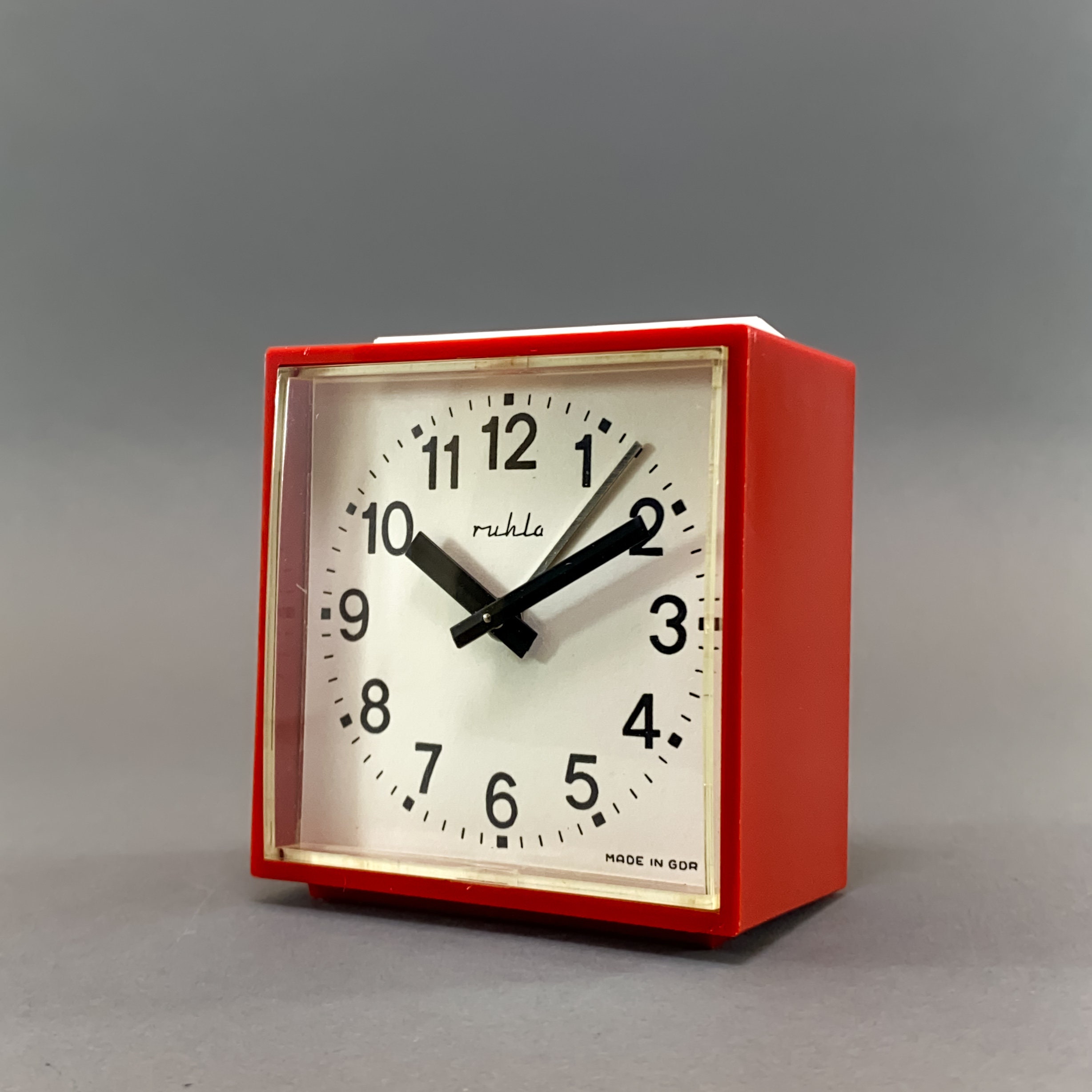1970s Ruhla Table Clock, Vintage Pop Art Alarm Clock, Rare Mid Century ...