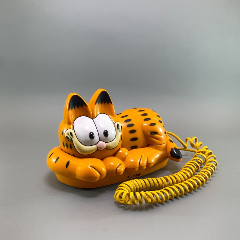1990s Garfield Telephone, Vintage Landline Telephone, Super Rare Retro ...