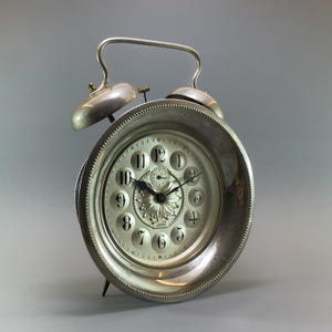 1950s Kaiser Table Clock, Vintage Big Size Mechanical Alarm Clock, Rare ...