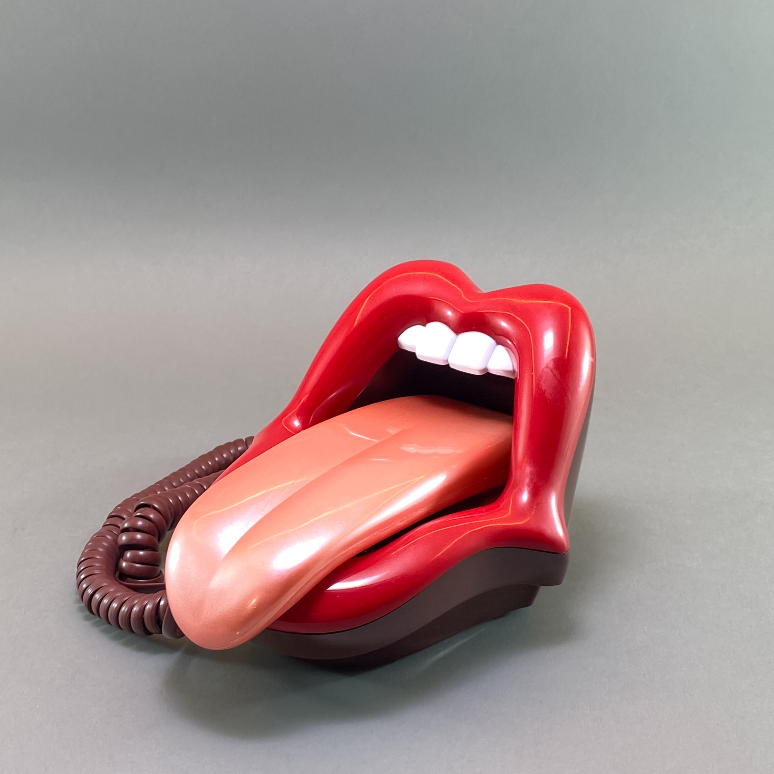 1990s Pop Art Mouth Telephone: Retro Novelty Landline - Etsy