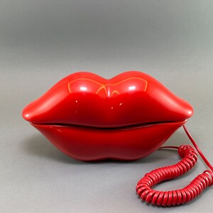 1990s Pop Art Lips Telephone, Vintage Landline Novelty Telephone, Retro ...