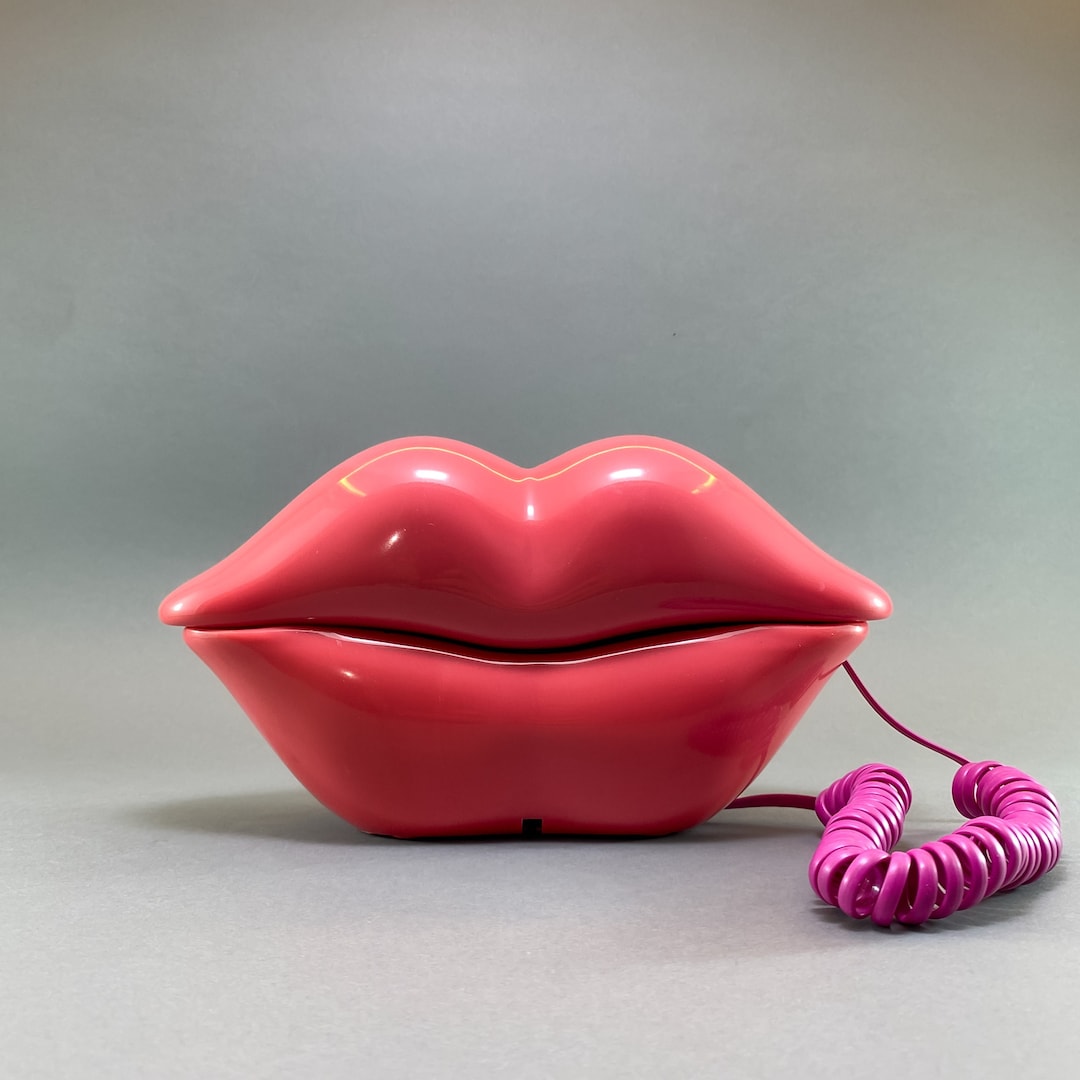 1990s Pop Art Lips Telephone: Vintage Novelty Landline Phone - Etsy