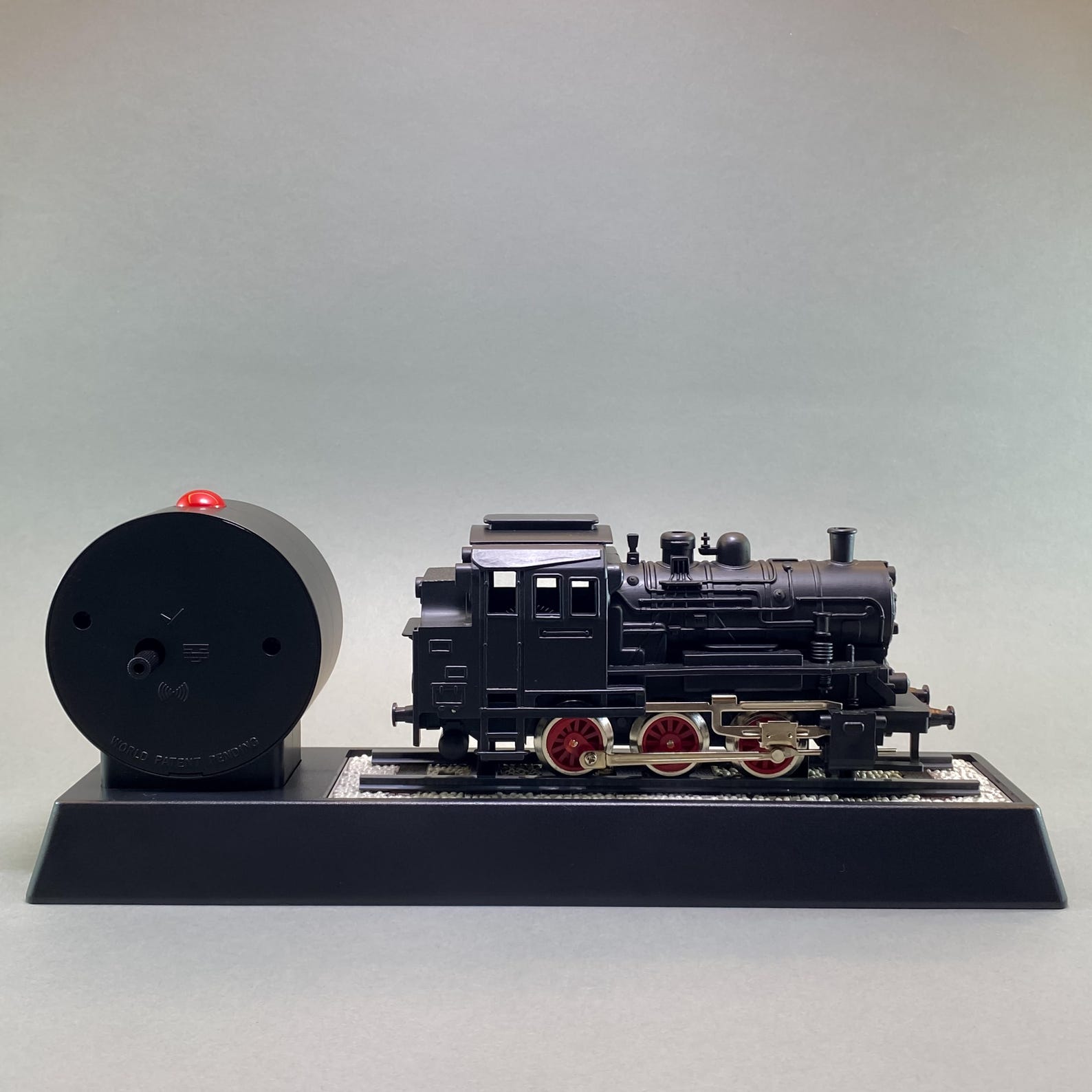 1990s Locomotive Train Alarm Clock, Vintage Meister Anker Animated ...