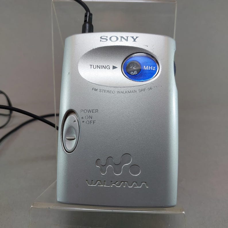 1990s Sony Walkman SRF-56 FM Stereo Pocket Radio, Retro Tech - Etsy