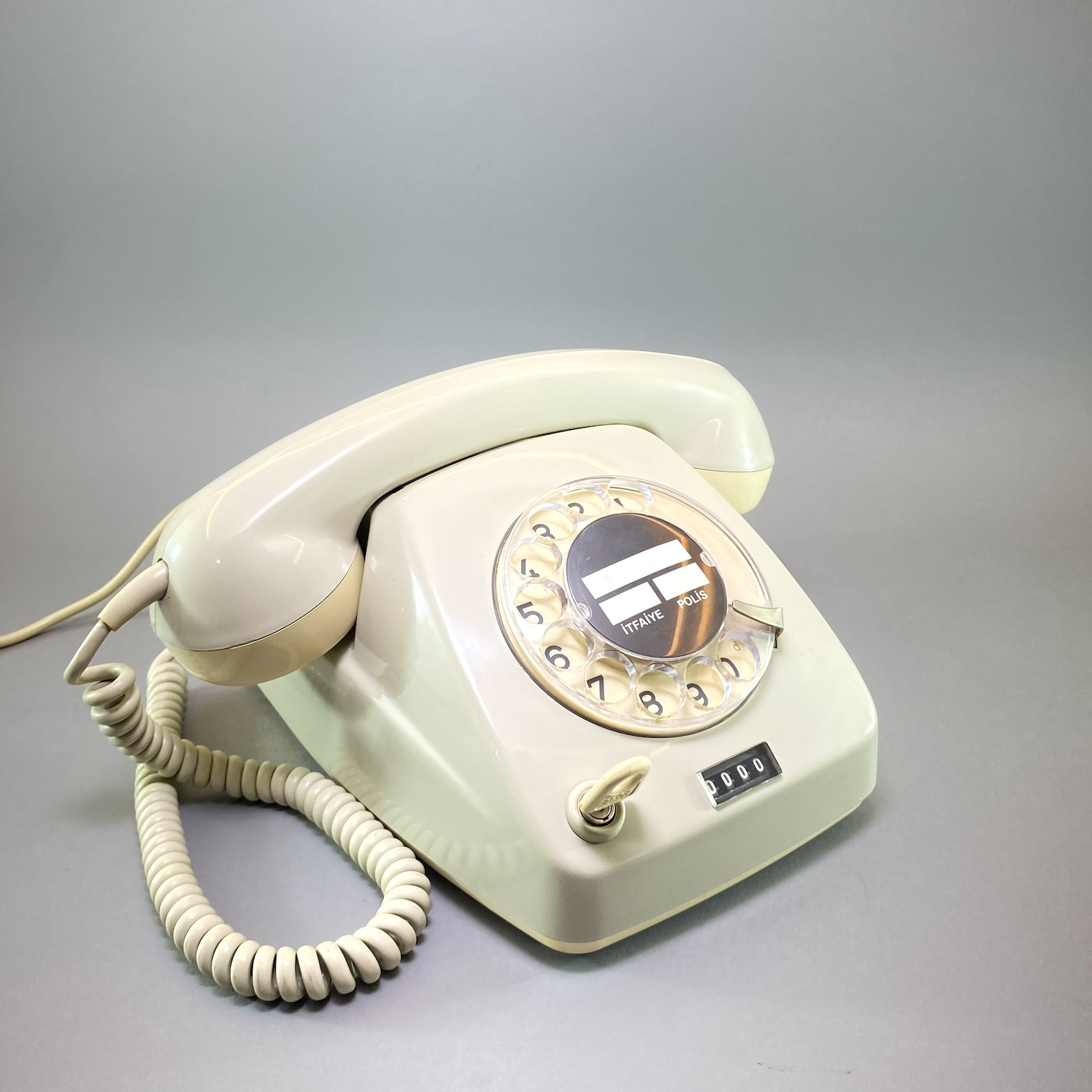 1960s Feuer Notruf Rotary Telephone, Vintage Landline Counter Phone ...