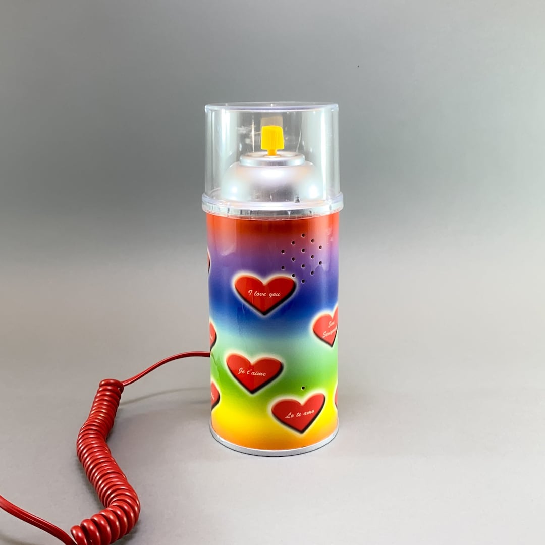 1990s Spray Paint Telephone, Vintage Landline Novelty Telephone, Retro ...