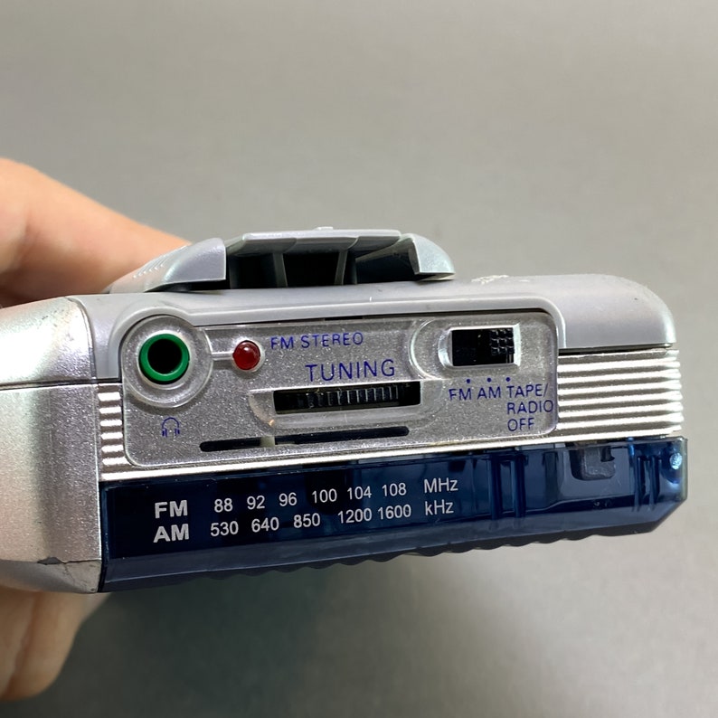 1990s Philips Cassette Player, FM-AM Band Radio, Vintage Portable Tape ...