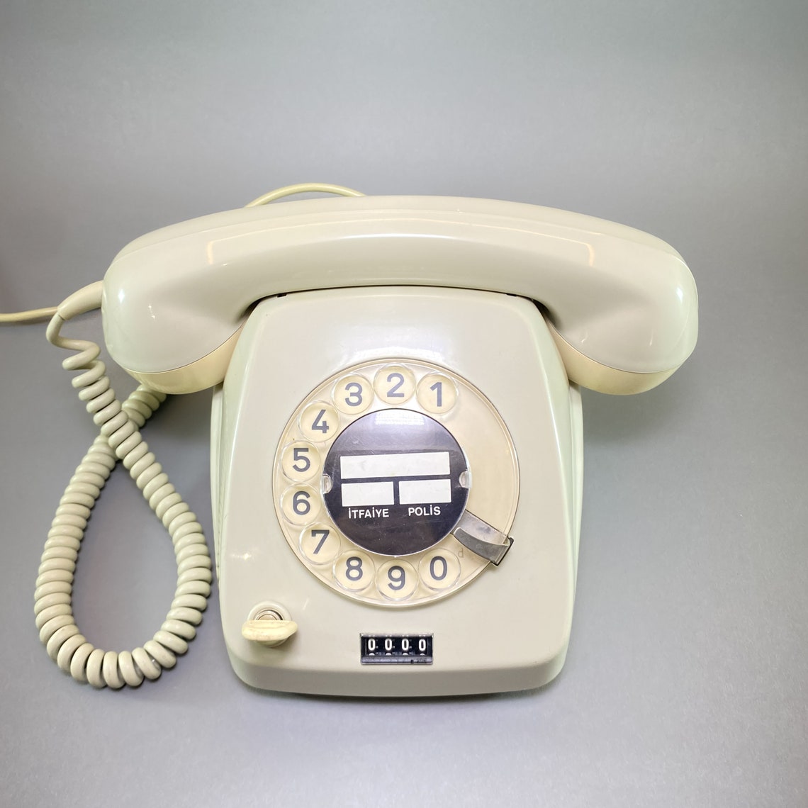1960s Feuer Notruf Rotary Telephone, Vintage Landline Counter Phone ...