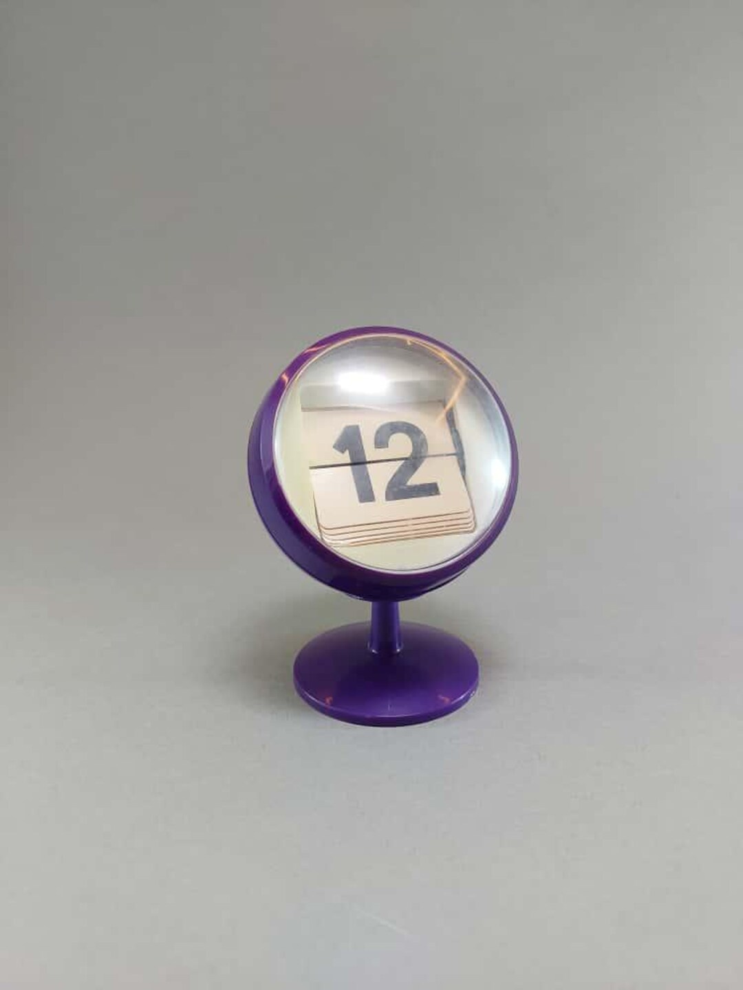 1970s Purple Flip Calendar: Vintage Space Age Desk Decor - Etsy