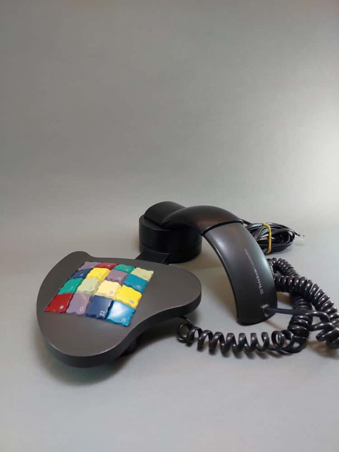 1980s Telemania Rainbow Phone: Vintage Postmodern Landline Decor - Etsy