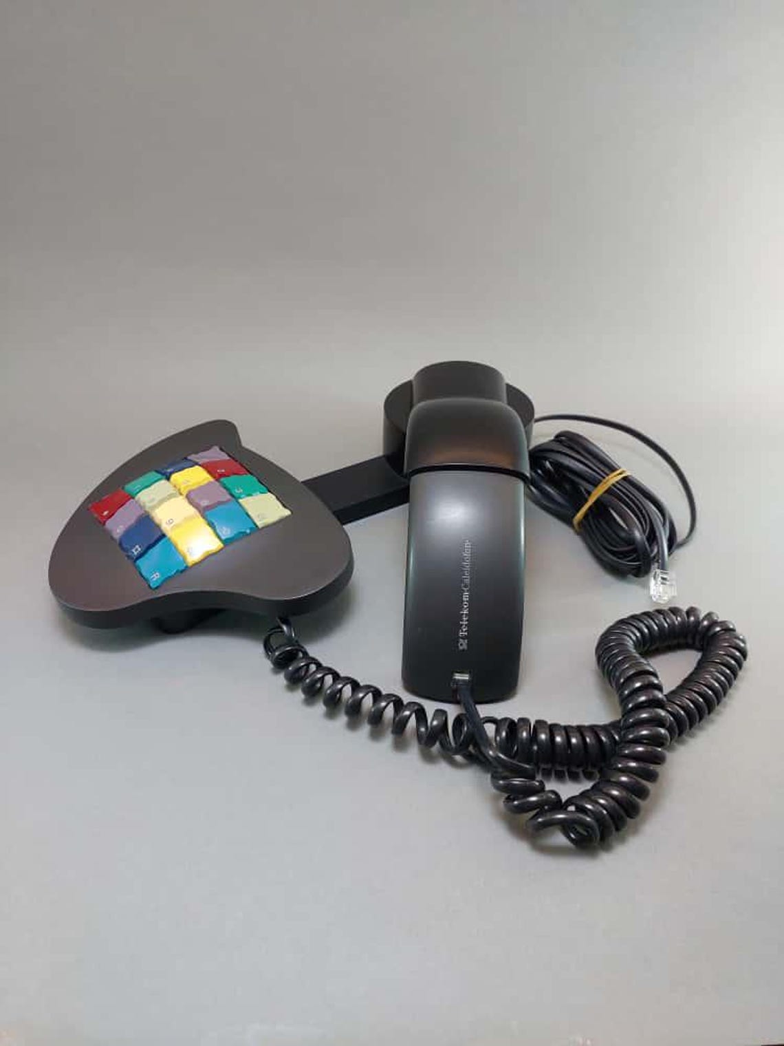 1980s Telemania Rainbow Phone: Vintage Postmodern Landline Decor - Etsy