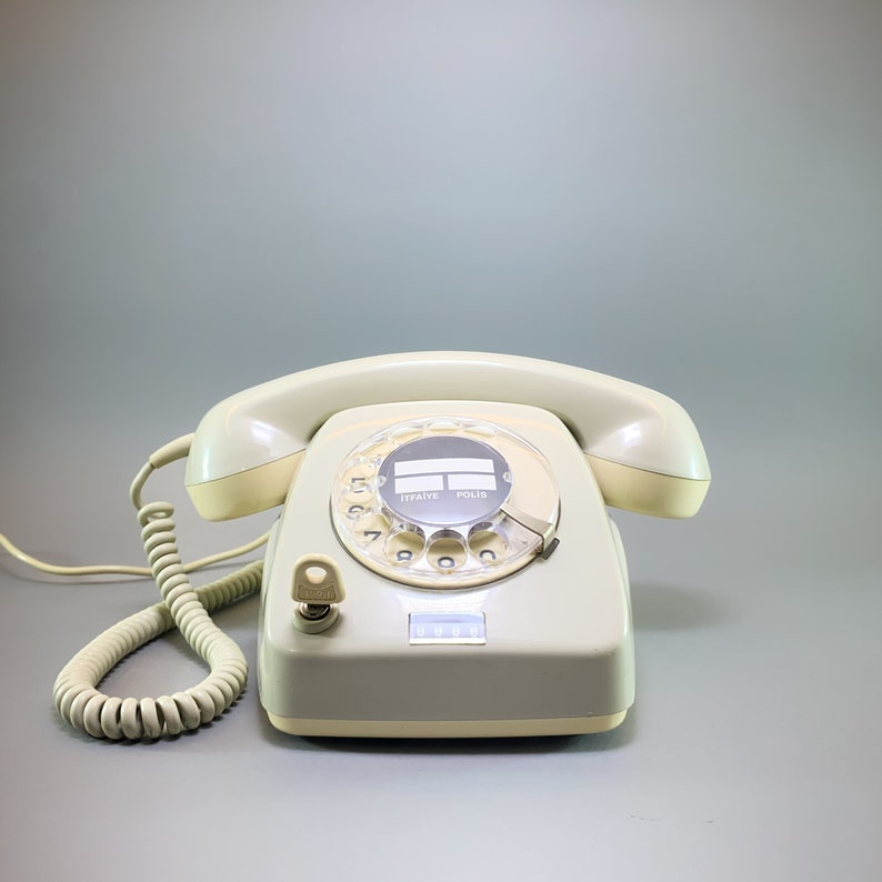 1960s Feuer Notruf Rotary Telephone, Vintage Landline Counter Phone ...