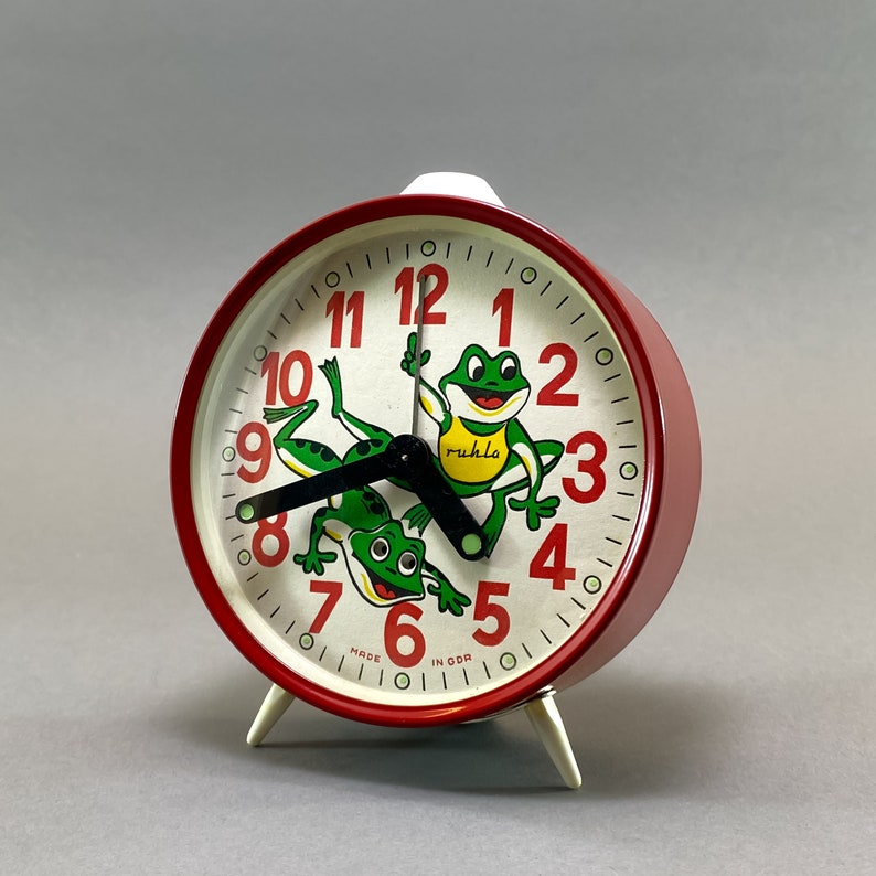 1970s Animated Clock, Vintage Ruhla Frog Theme Table Clock, New Old ...