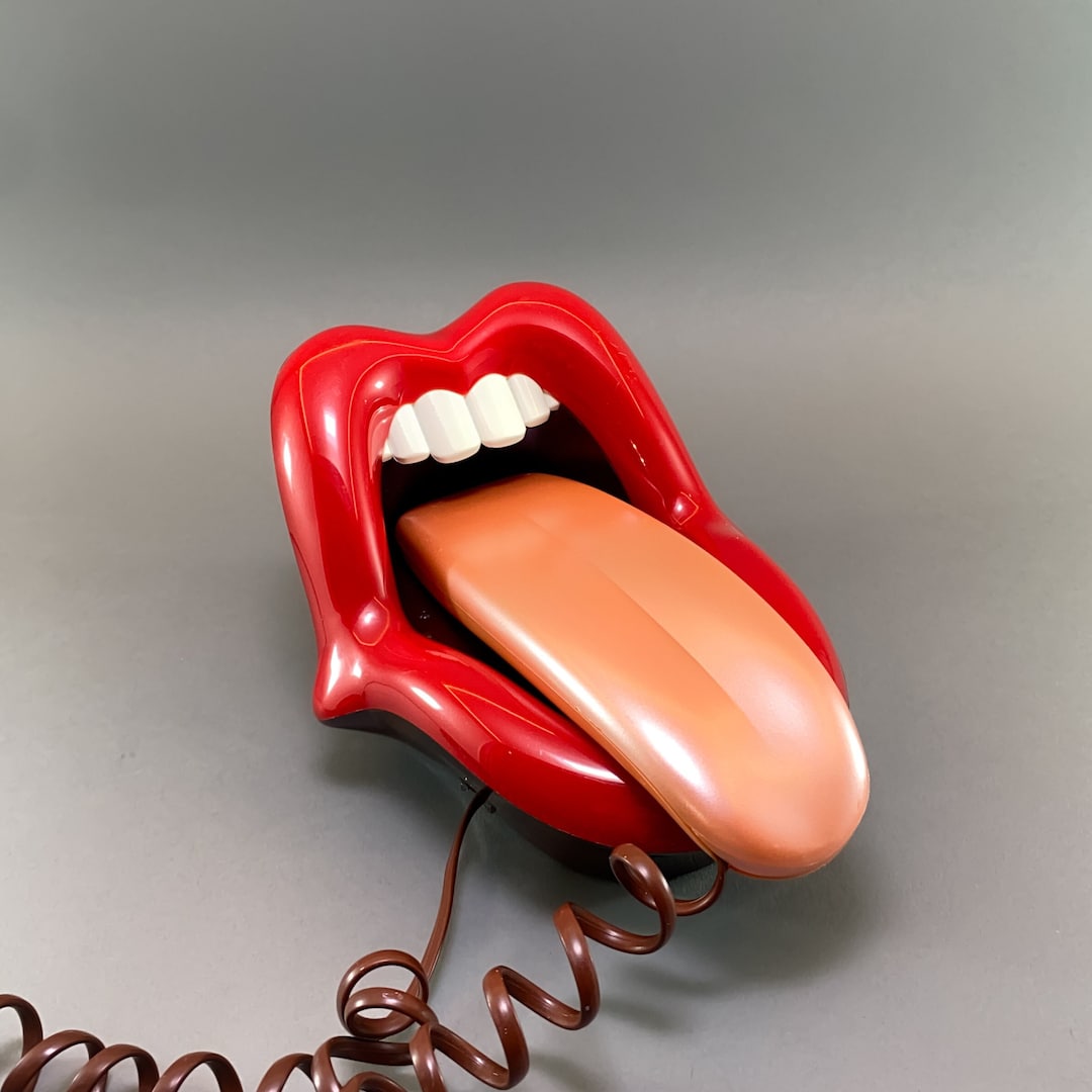 1990s Pop Art Mouth Telephone: Vintage Novelty Landline - Etsy
