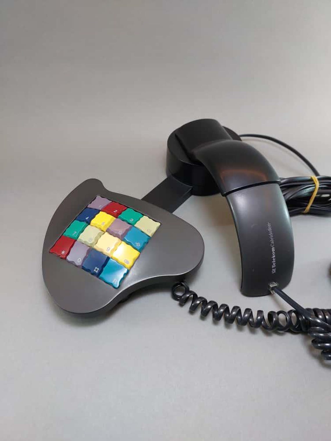 1980s Telemania Rainbow Phone: Vintage Postmodern Landline Decor - Etsy