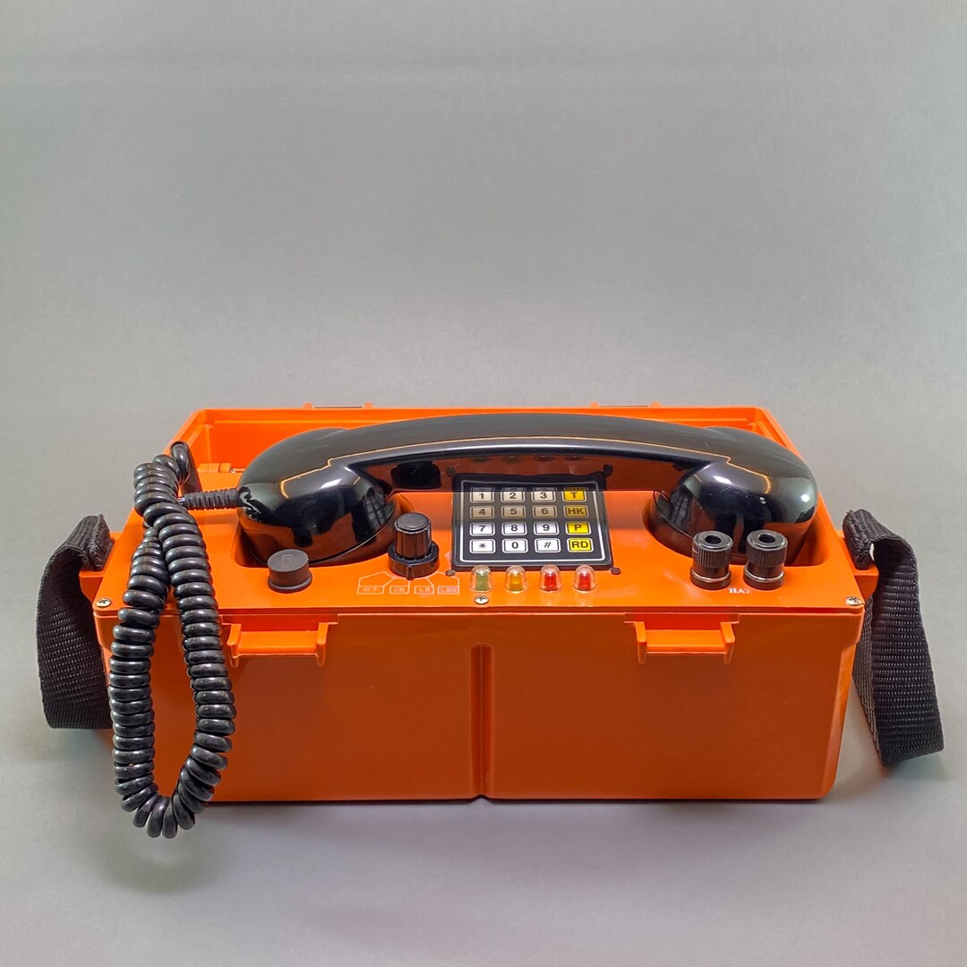 1999 Field Telephone, Vintage Pop Art Box Landline Phone, Collectible ...