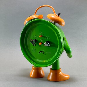 1970s Ticki Tack Table Clock, Vintage Mechanic Alarm Clock, Mid Century ...