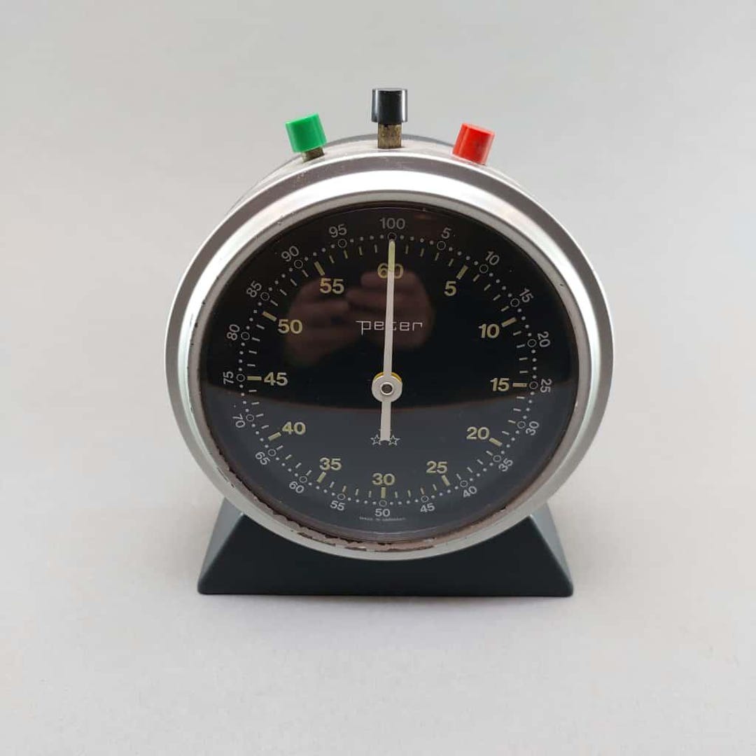 Peter Mechanical Timer, Vintage Made in Germany Stopwatch, Industrial ...