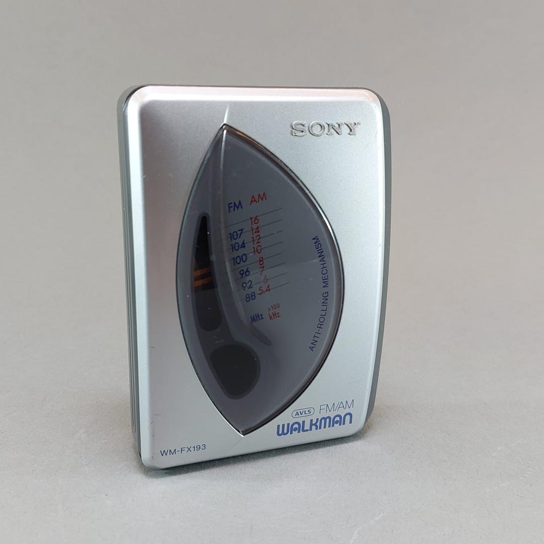 1990s Sony Walkman WM-FX193, Vintage FM AM Cassette Player, Anti ...