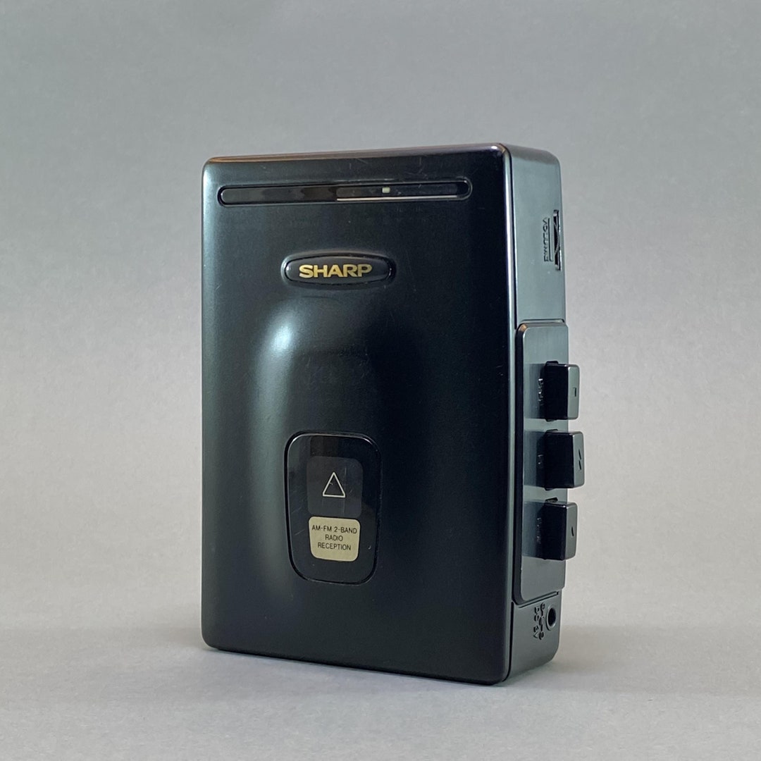1980s Sharp Cassette Player With FM/AM Radio: Vintage Retro Tech - Etsy