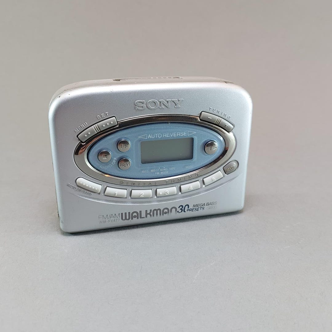 2000s Sony Walkman WM-FX477, Vintage Cassette Player, Mega Bass - Etsy