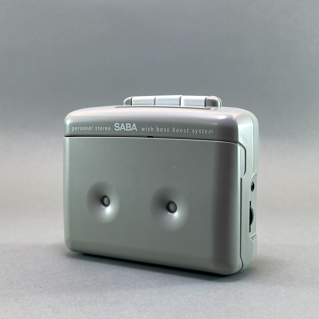1990s Saba Cassette Player, Vintage Saba Portable Cassette Tape Player, Super Rare CP-28 Model ...