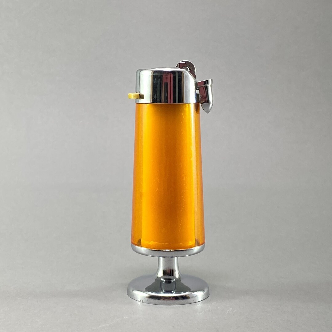 1970s Hadson Lavender Table Lighter, Vintage Space Age Mechanical Gas ...