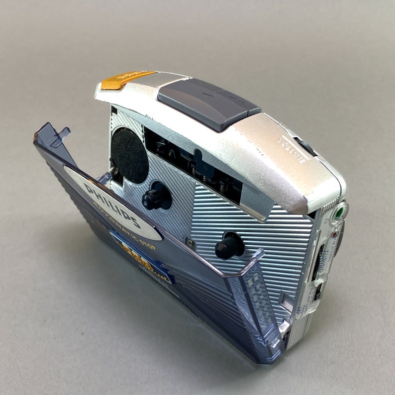 1990s Philips Cassette Player, FM-AM Band Radio, Vintage Portable Tape ...