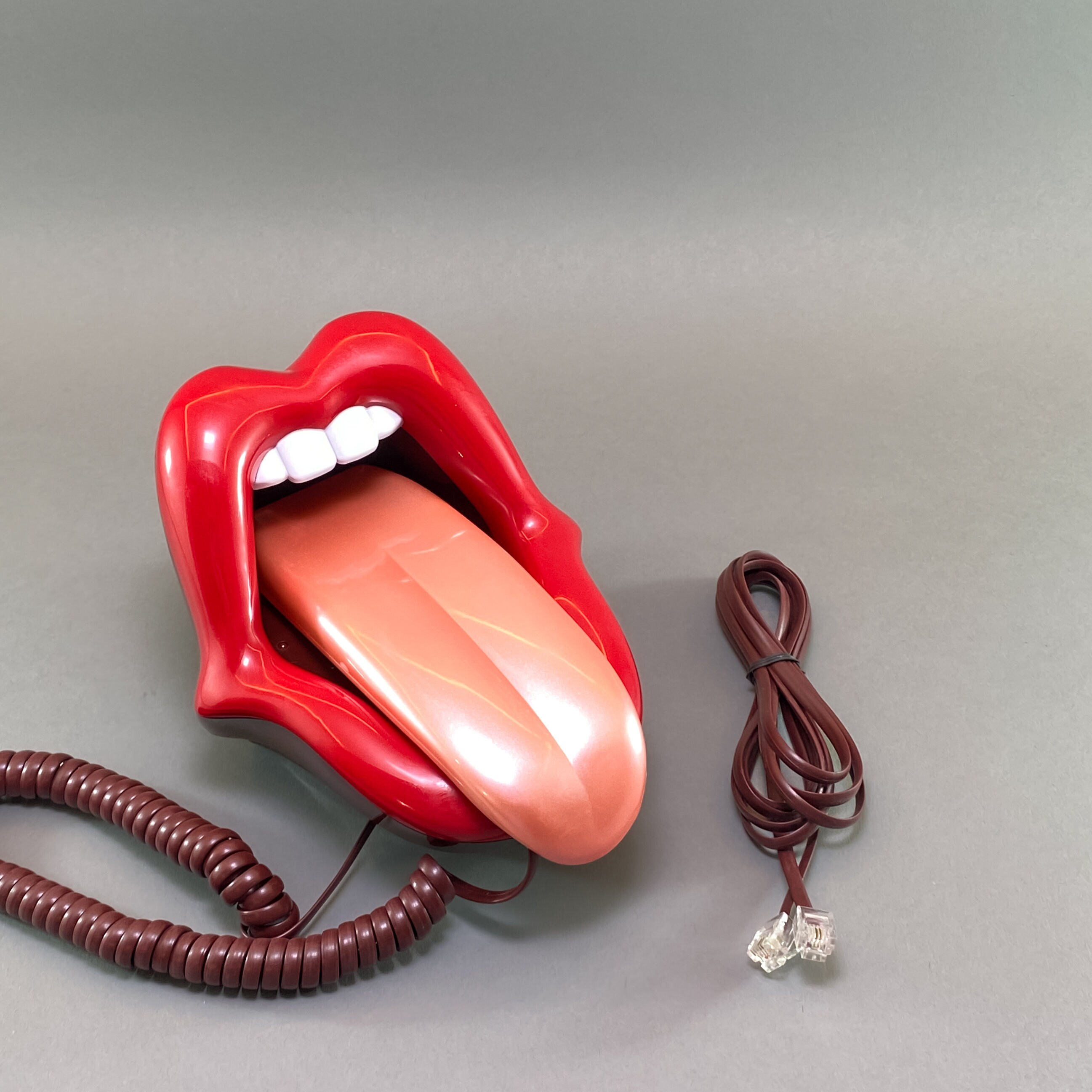 1990s Pop Art Mouth Telephone: Retro Novelty Landline - Etsy
