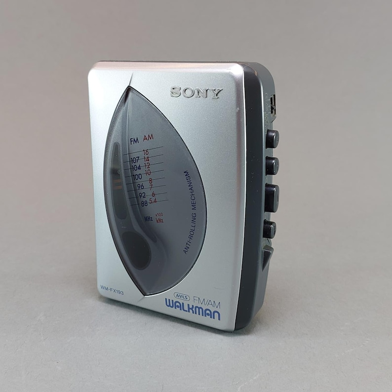 1990s Sony Walkman WM-FX193, Vintage FM AM Cassette Player, Anti ...