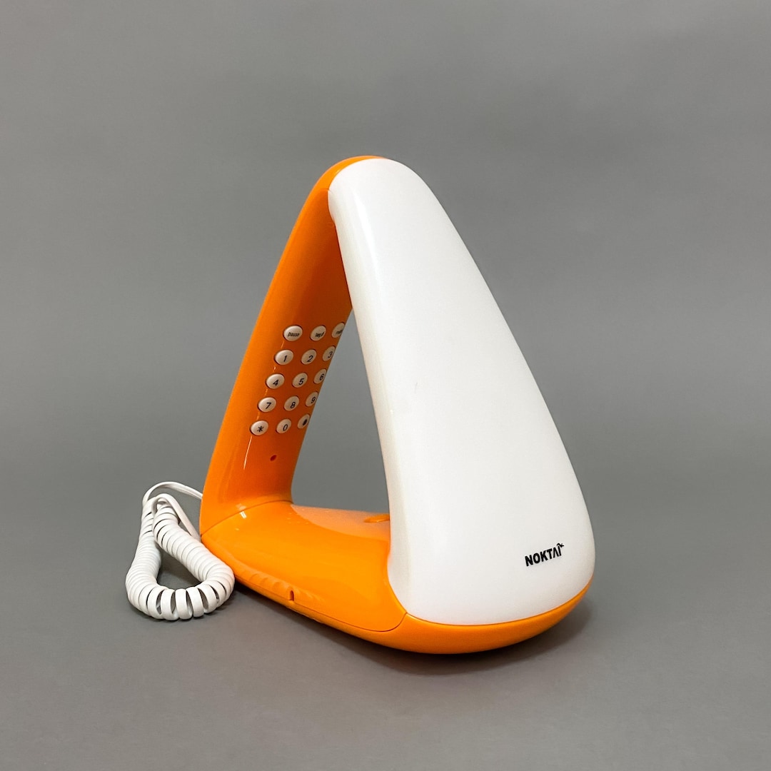 1990s Space Age Telephone, Vintage Landline Telephone With Night Lamp ...