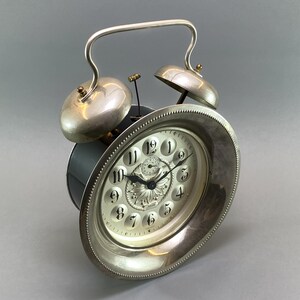 1950s Kaiser Table Clock, Vintage Big Size Mechanical Alarm Clock, Rare ...