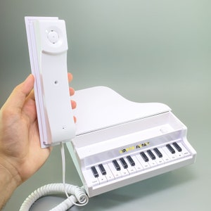 1990s Piano Telephone, Vintage Landline Novelty Telephone, Retro Pop ...