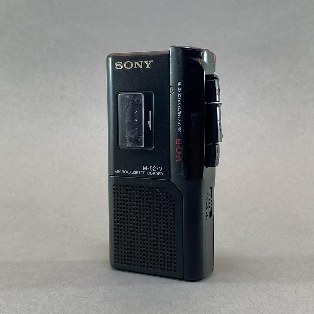 1990 Sony Recorder, Vintage Sony Micro Cassette Corder, Built in ...