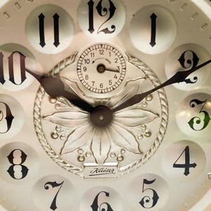 1950s Kaiser Table Clock, Vintage Big Size Mechanical Alarm Clock, Rare ...