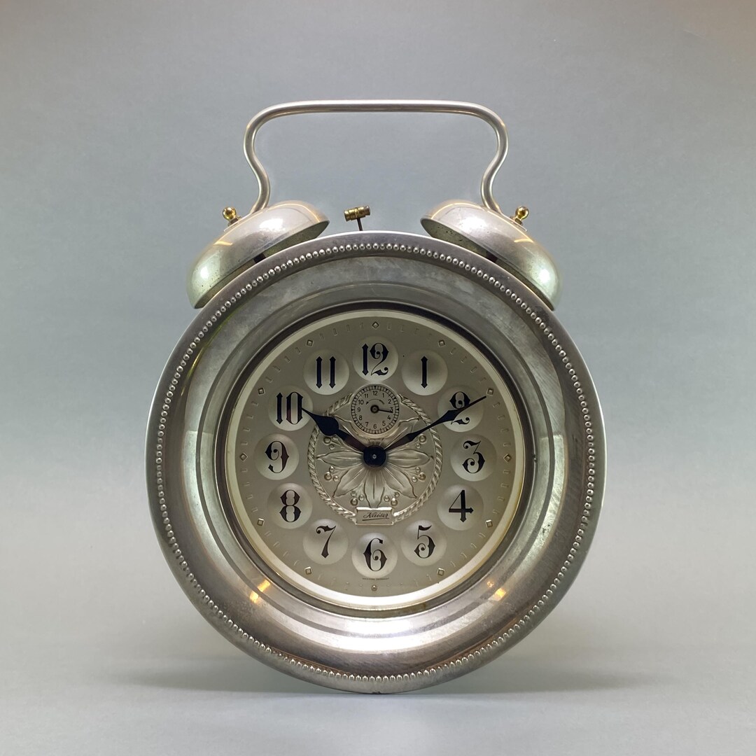 1950s Kaiser Table Clock, Vintage Big Size Mechanical Alarm Clock, Rare ...