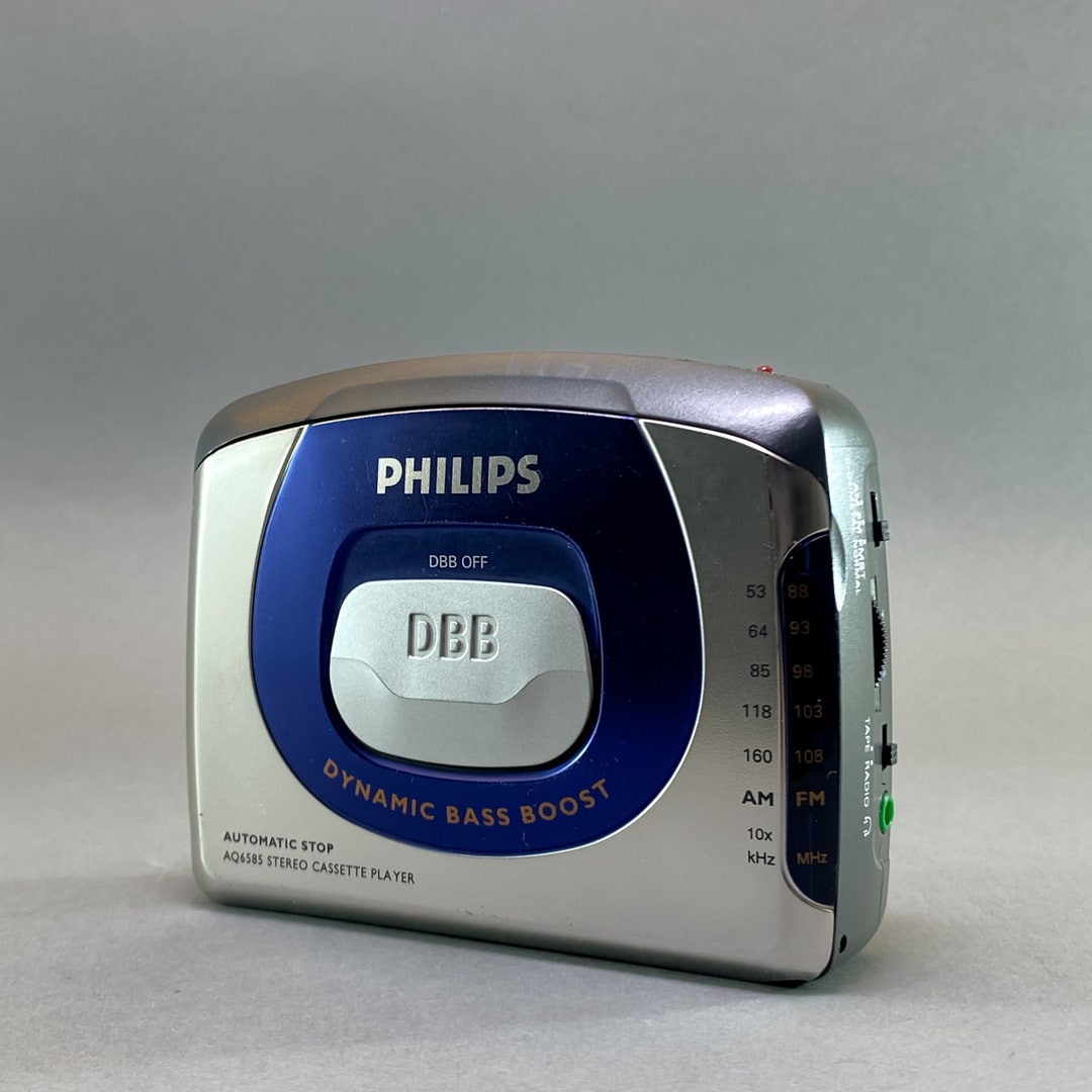 1990s Philips Cassette Player: FM-AM Radio, Vintage Personal Stereo - Etsy