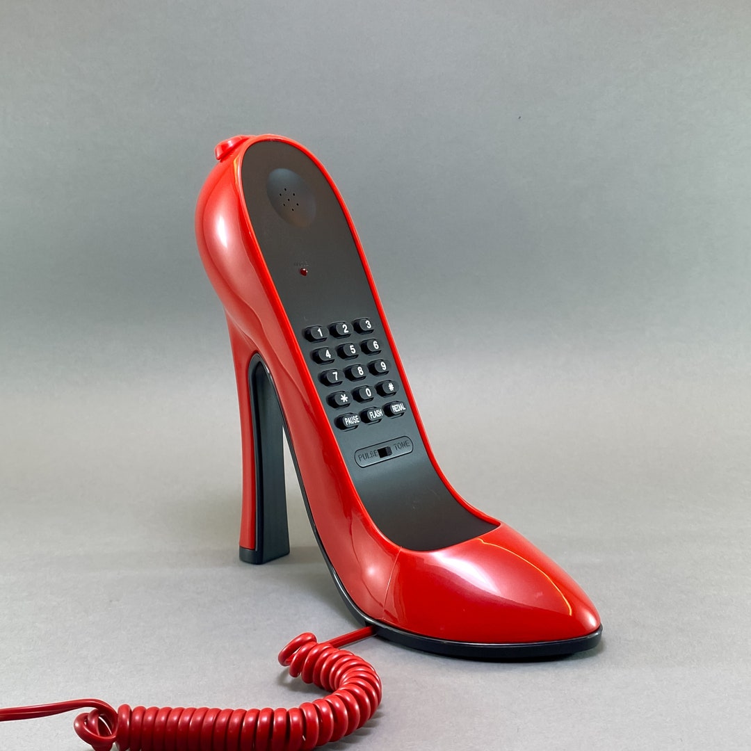 1990s Stiletto Telephone: Vintage Pop Art Landline, Fully Functional - Etsy