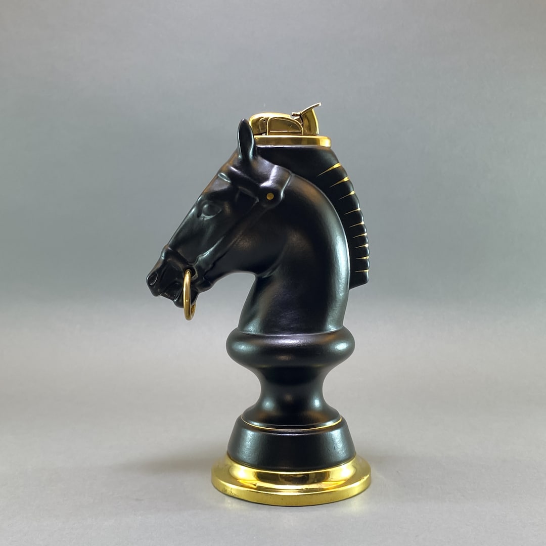 1960s Evans Horse Table Lighter, Vintage Stunning Horse Mechanic ...