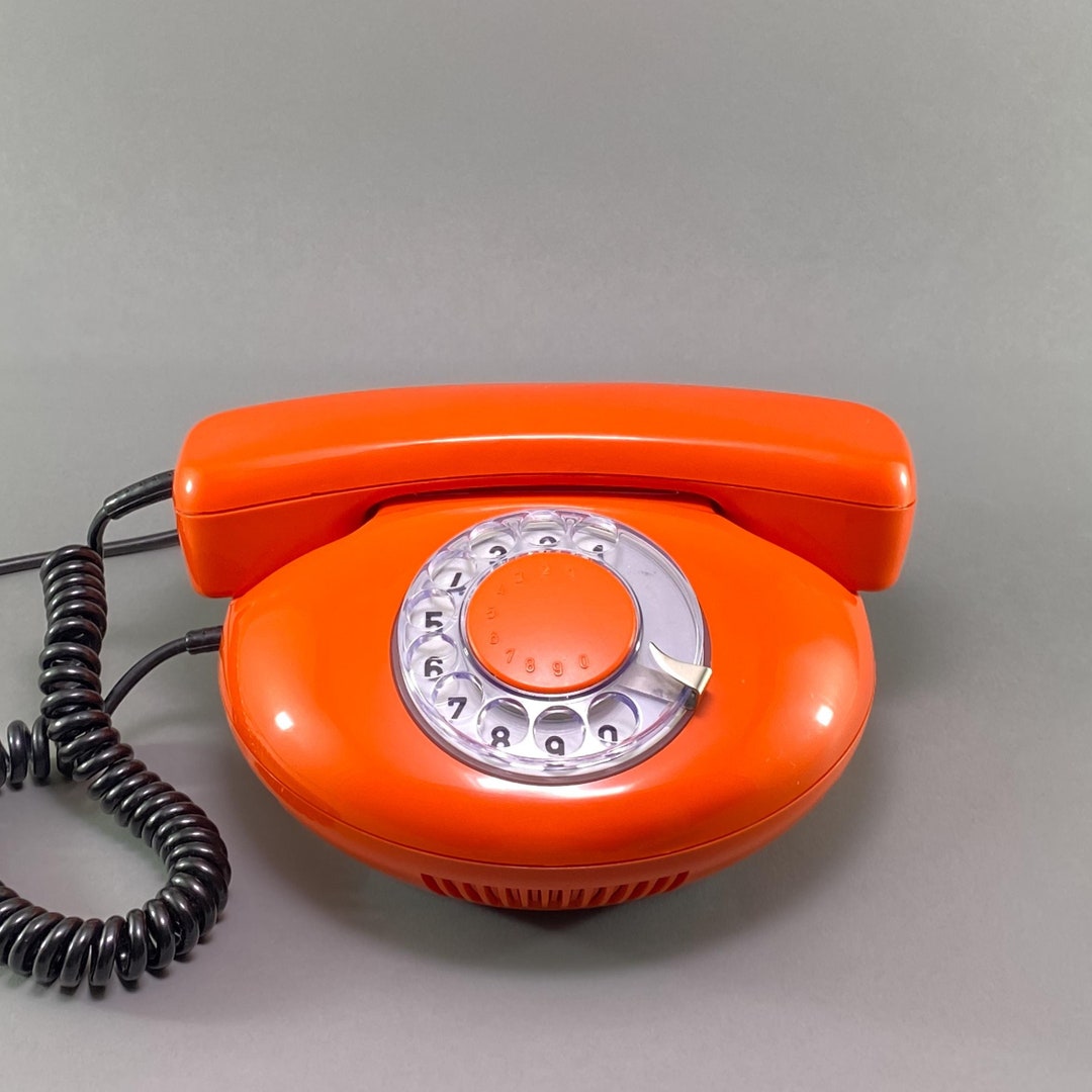 1970s Space Age Design Telephone, Vintage Tesla Brand Landline Phone ...