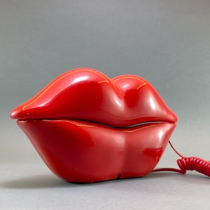 1990s Pop Art Lips Telephone, Vintage Landline Novelty Telephone, Retro ...