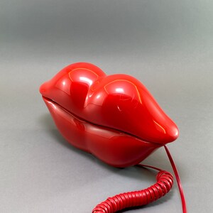 1990s Pop Art Lips Telephone, Vintage Landline Novelty Telephone, Retro ...